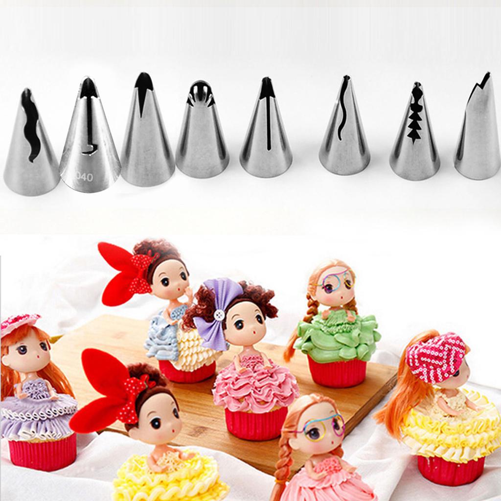 Cheap Silicone Kitchen Accessories Icing Piping Cream Nozzle Set DIY ...