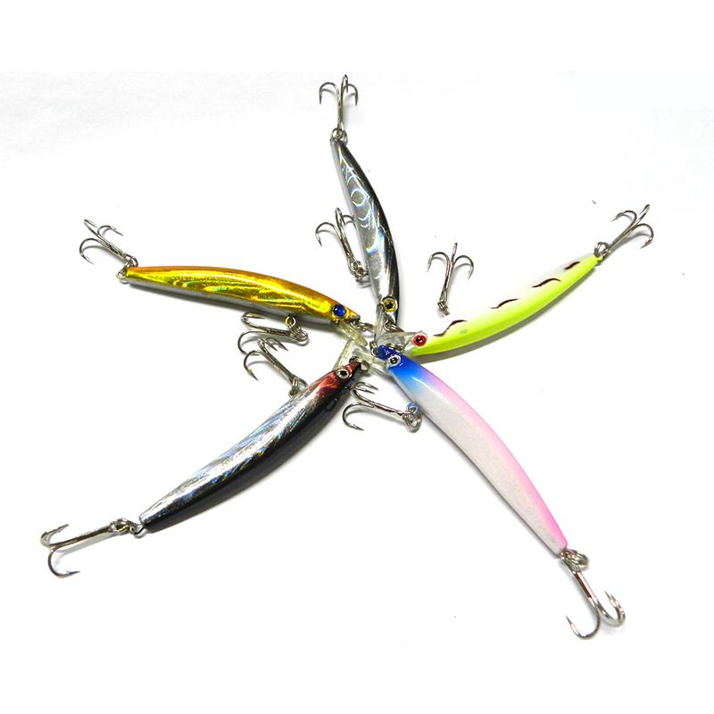 HENGJIA 1pc Minnow Fishing Lure Wobbler Hard Bass Pike Bait Lifelike Floating Fishing Tackle köp ...