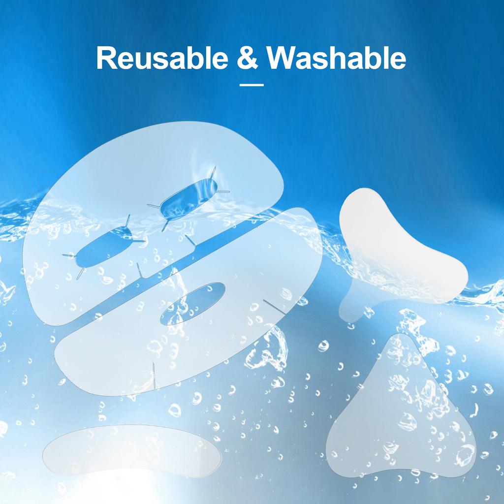 Buy Reusable Anti Wrinkle Silicon Gel Pad Set Facial Wrinkle Patches ...