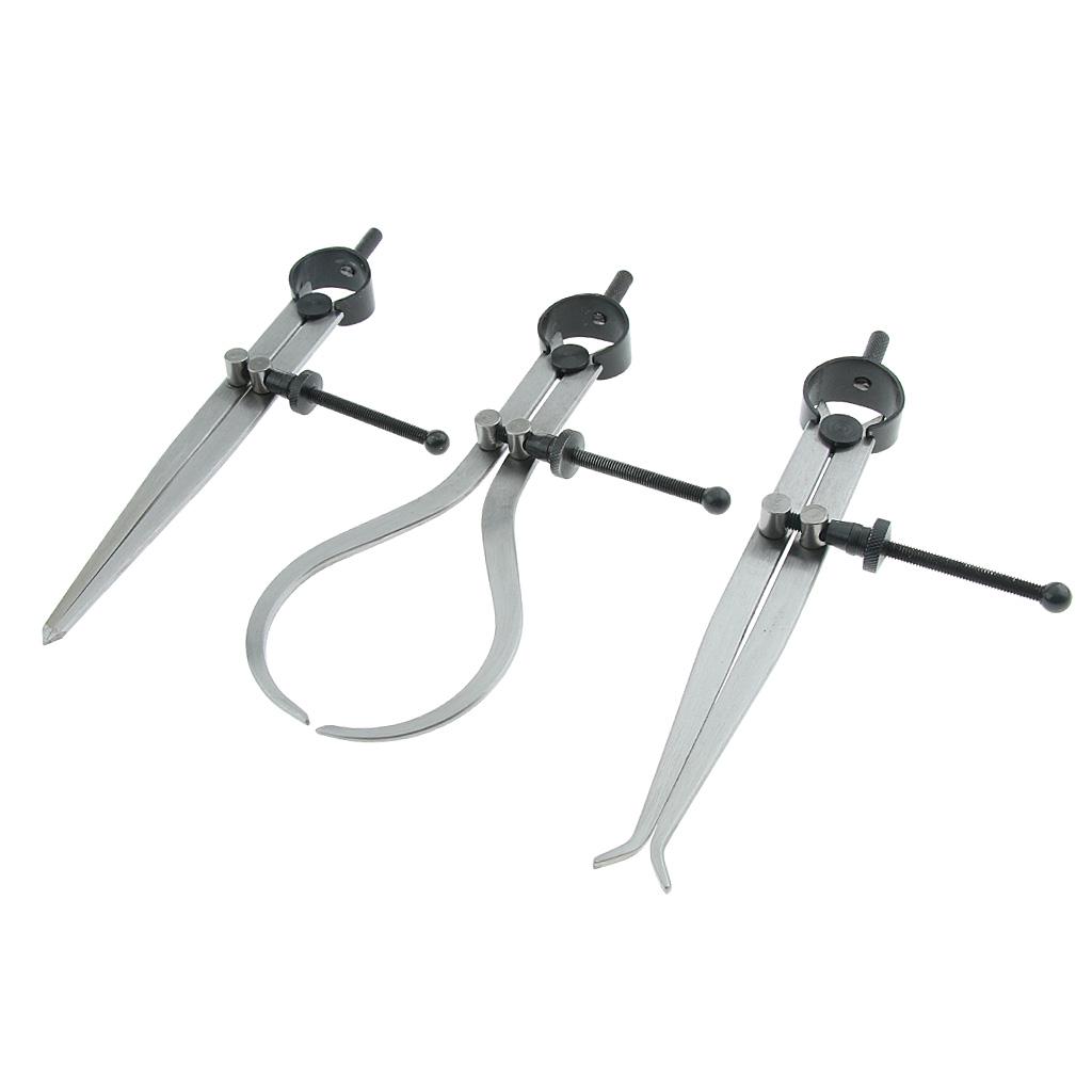 Buy Precision Spring Outside Inside Joint Calipers & Dividers Set 6 ...