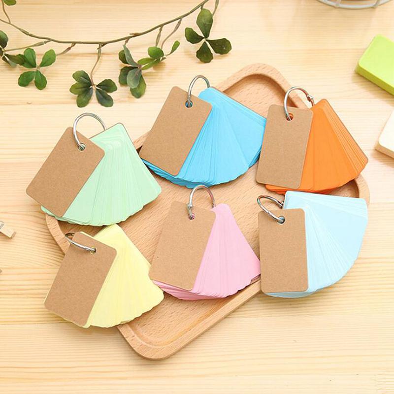 Buy 90 Sheets/Pc Mini Loose-Leaf Memo Pad Mini Notebook Card School ...