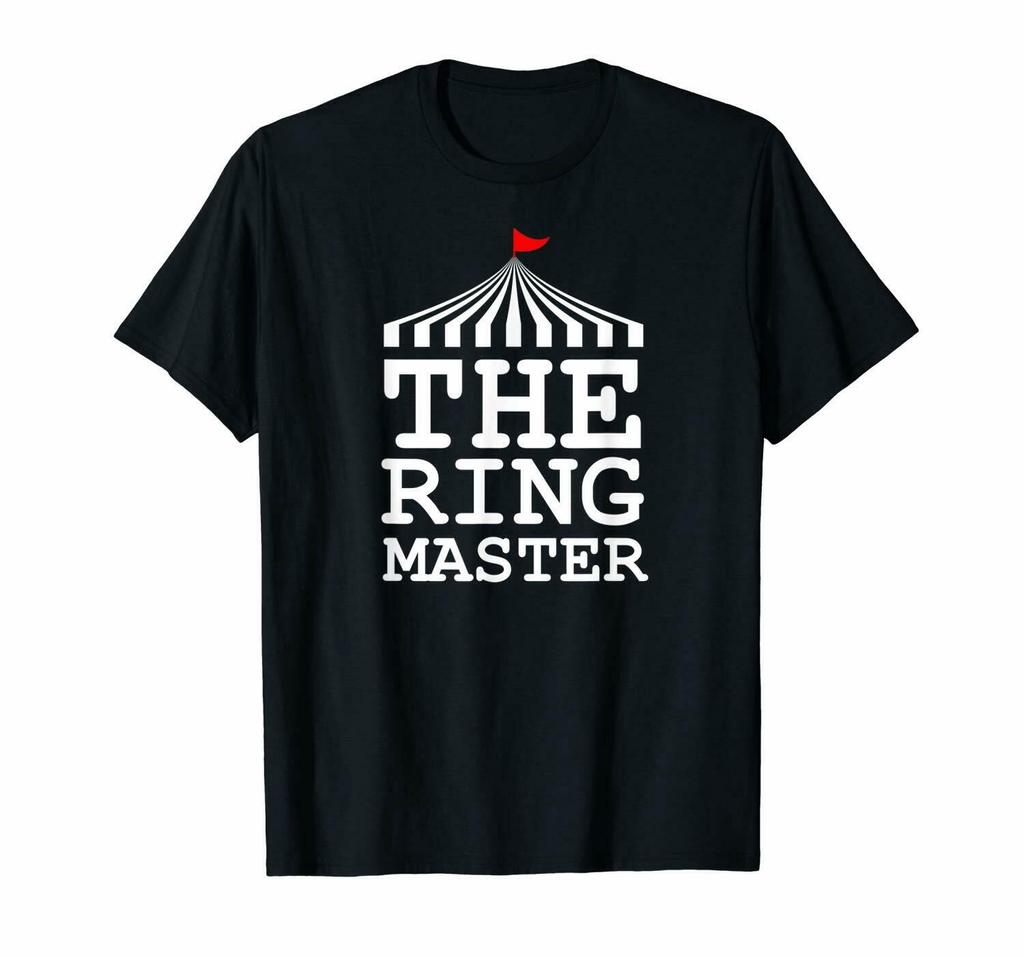 Buy The Ringmaster Ringleader Costume Circus Carnival Black T Shirt ...