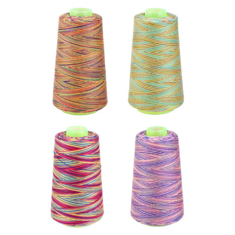 Rainbow Cross Stitch Sewing Threads Textile Yarn Woven Embroidery Line ...