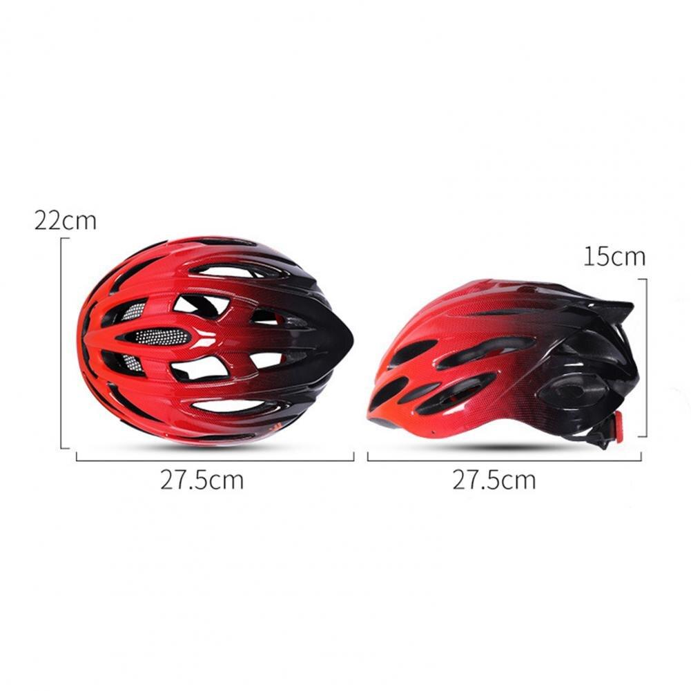 Kup Bicycle Bike Helmet Ultralight Integrated Molding Gradient Color ...