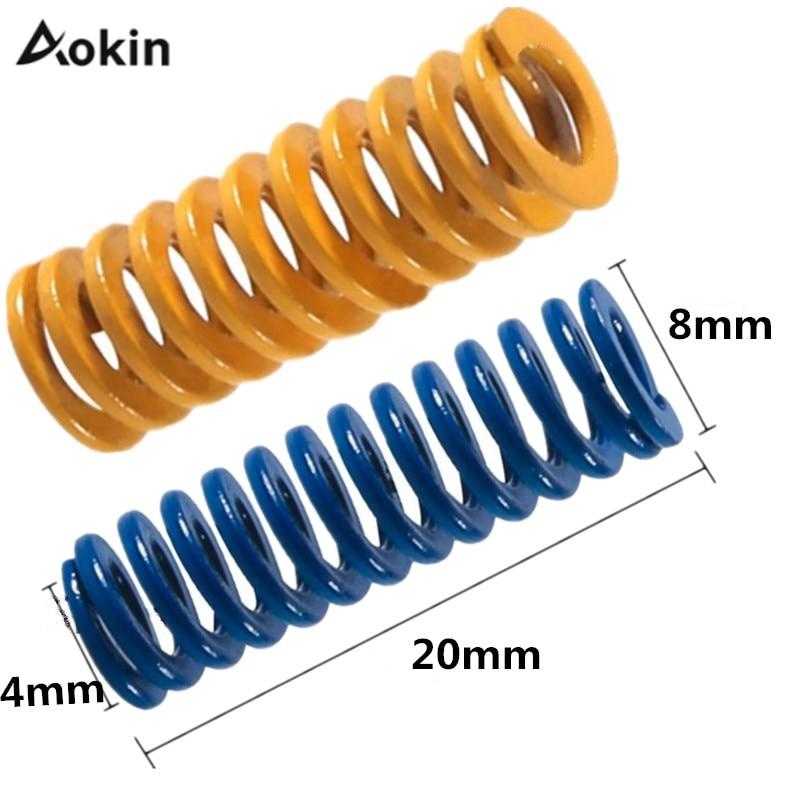 Buy 10pcs 20mm OD8mm ID4mm 3D Printer Parts Spring For Heated bed MK3 ...
