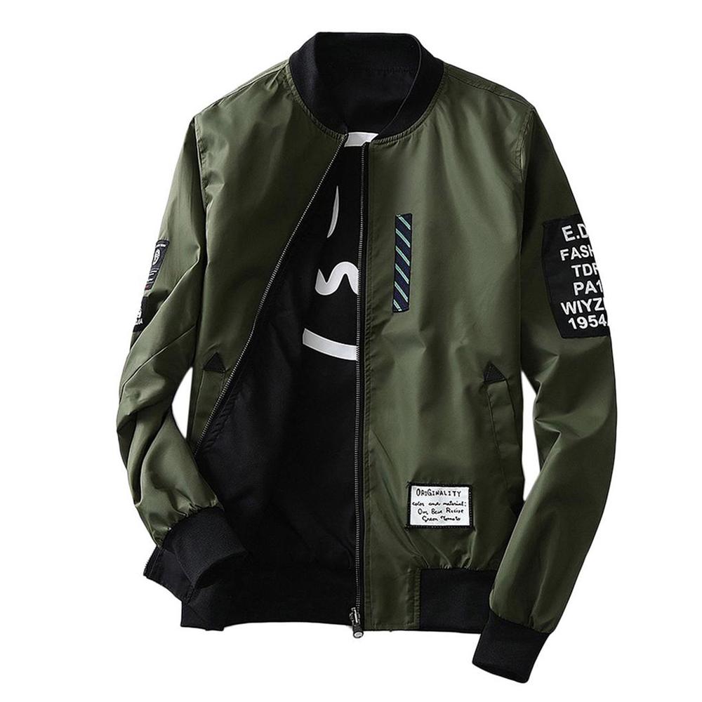 Buy Men's Both Side Windproof Outwear Casual Zipper Jacket at ...