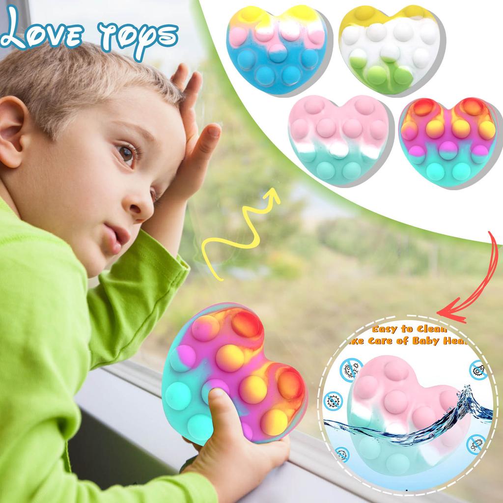 Buy Fidget Toy Ball Stress Relief Fidget Ball Push Bubble Sensory Ball ...