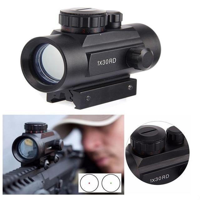 Cheap Tactical 1X30 Holographic Point Sight Airsoft Red and Green Point ...