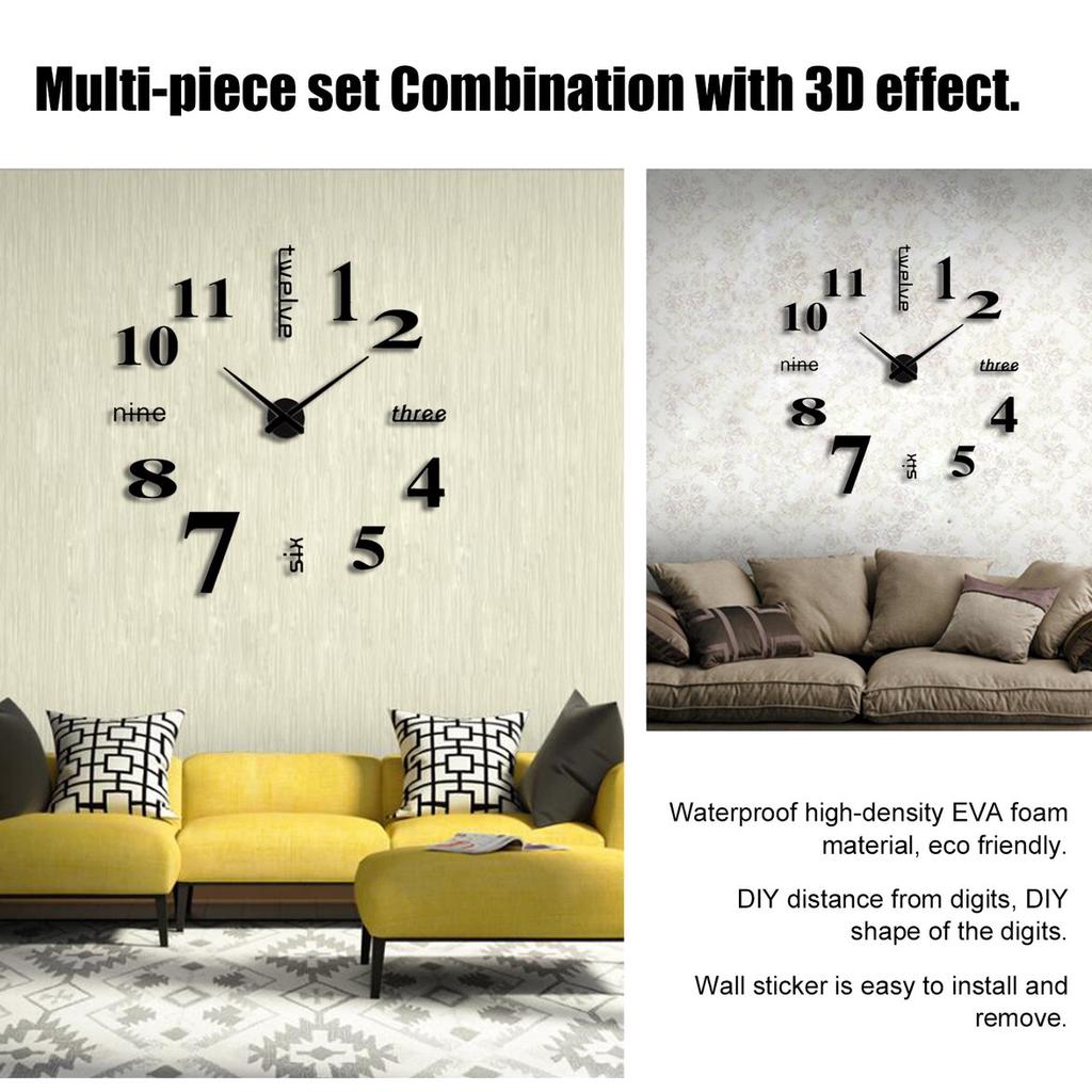 Buy Make Beauty Life Living Room Large Art Design 3D DIY EVA Hanging ...