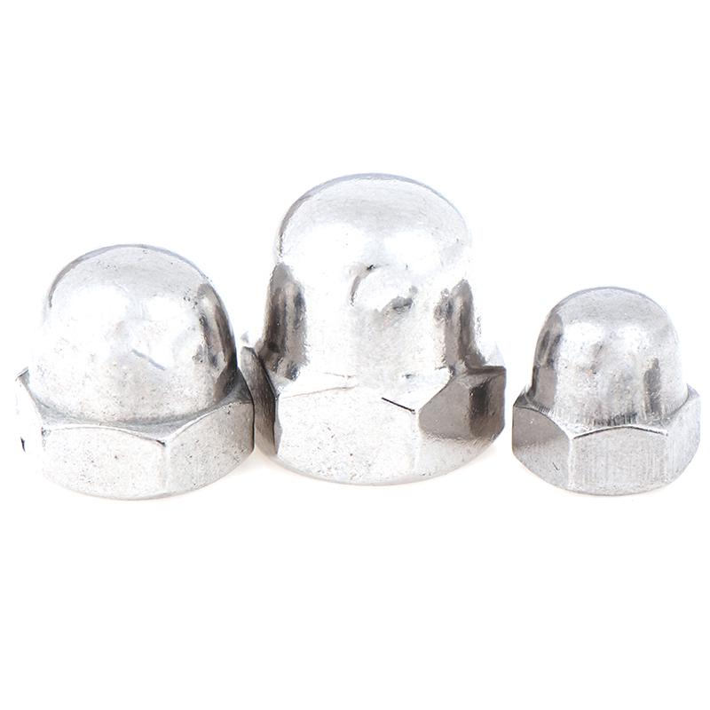 Buy 1/10 Pcs Nuts Dome Protection Caps Covers Exposed Hexagon 304 ...