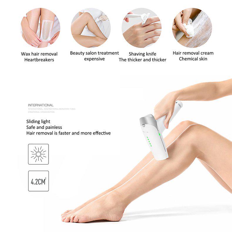 Buy Laser IPL Permanent Hair Removal Machine Painless Face Body Shaving ...