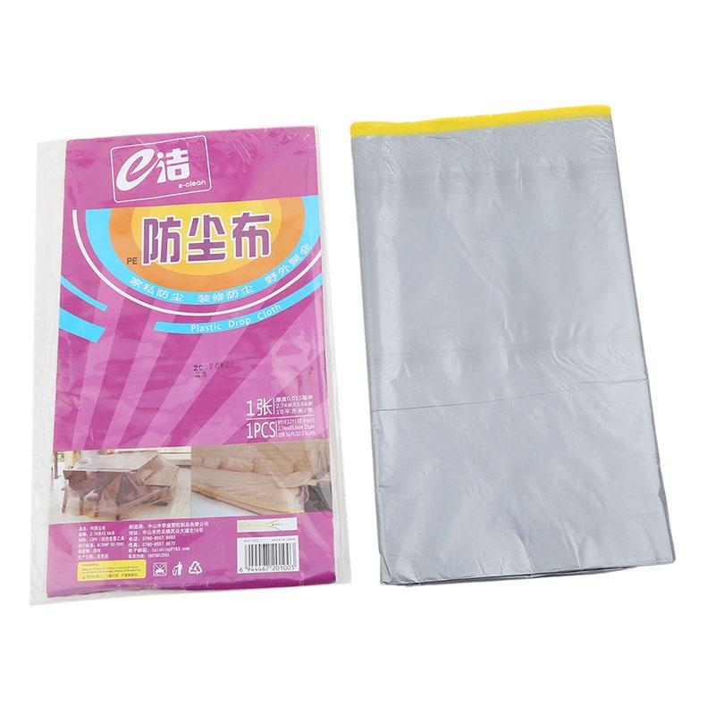 Buy 2.7M X 3.6M Large Pe Dust Sheet Clear Plastic Protection Furniture ...