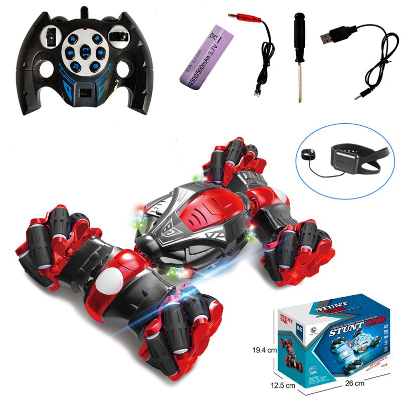 Buy 1:16 2.4g Remote Control Car With Music Light 4wd Gesture Induction ...
