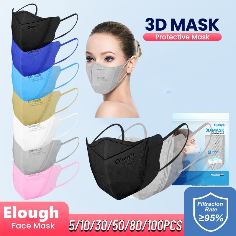Buy 3D Mask Elough Resuable Knife Mold Mask 5/10/30/50/80/100PCS 5-Ply ...