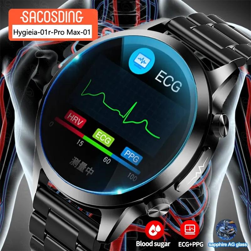 Cheap 2023 New Sapphire Glass ECG+PPG Smartwatch Blood Sugar Blood lips ...