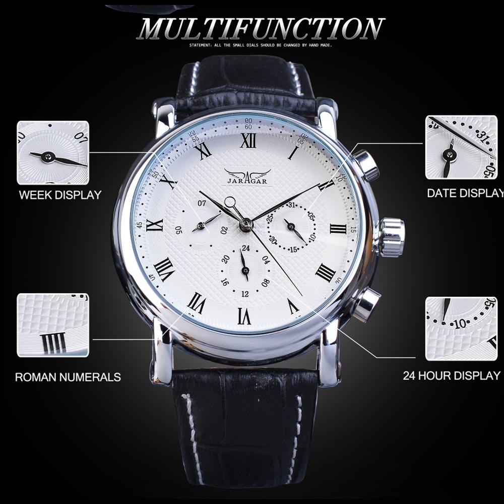 Buy JARAGAR 2022 New Three -plate, Six -pin Men's Automatic Mechanical ...