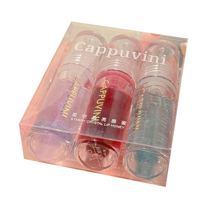 Buy Cappuvini Transparent Water Shine Lip Gloss Pearl Shine Lip Glaze ...