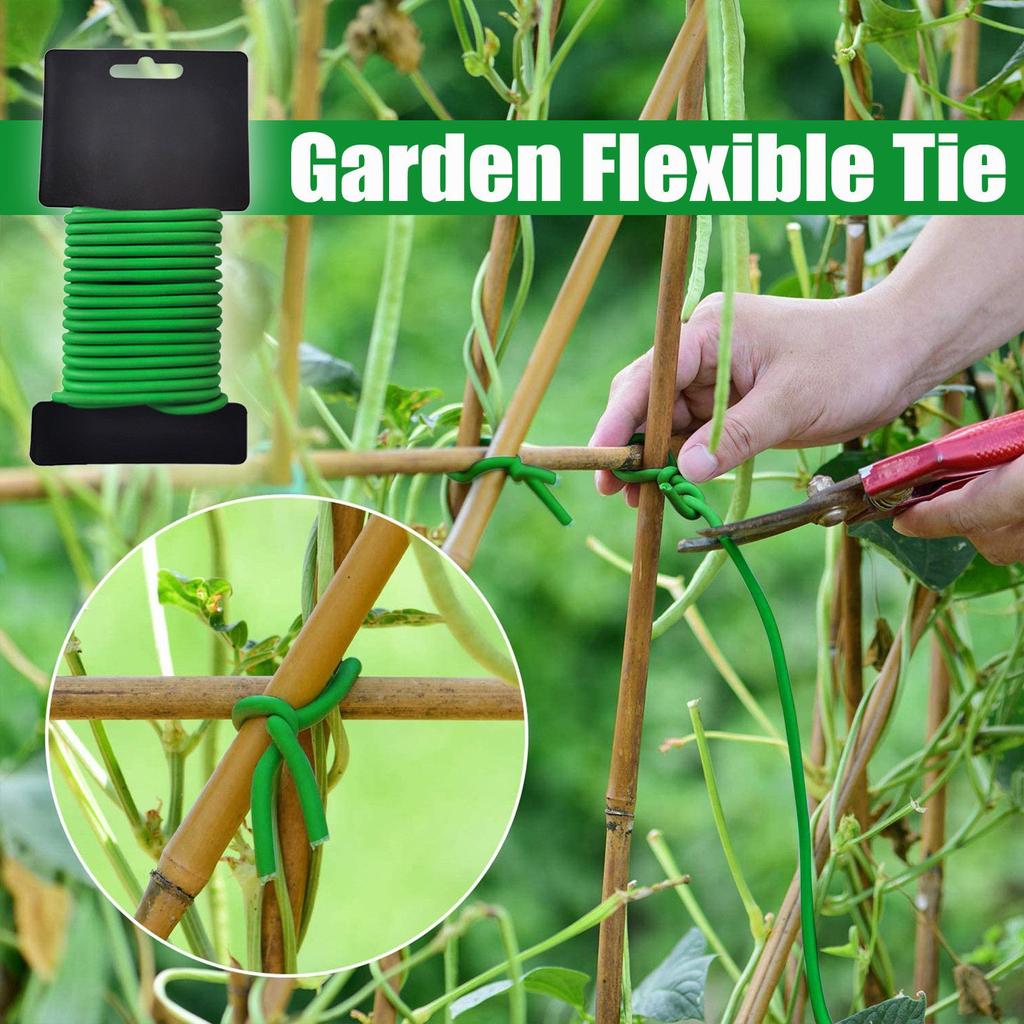 Buy Garden Flexible Tie Tie Soft Plant Ties TPR Twists Tie Support ...
