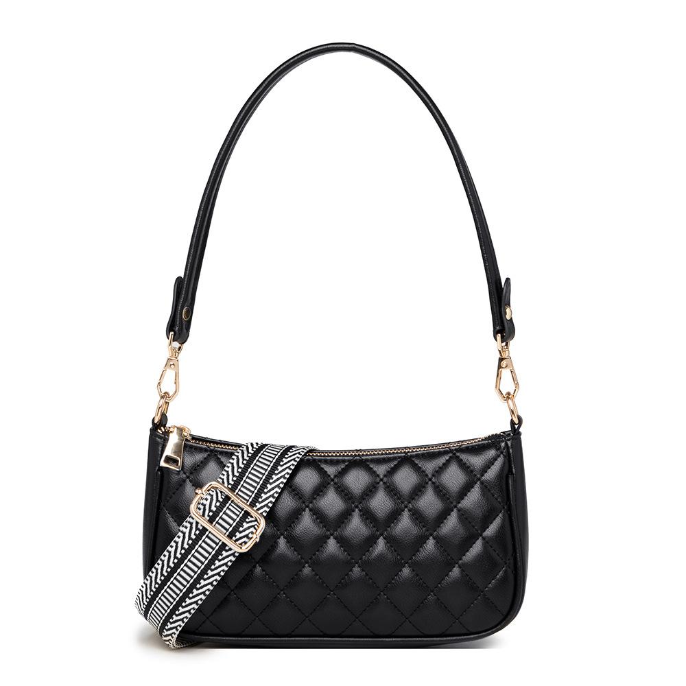 Satın alın Two-layer Cowhide Underarm Bag Casual Shoulder Bag Fashion ...