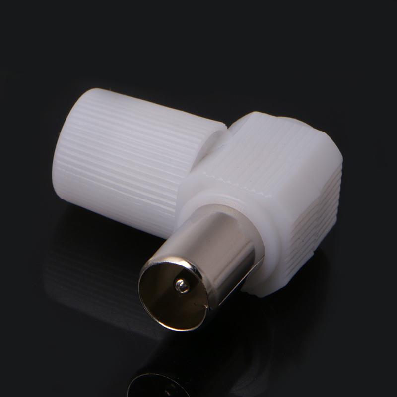 Buy 20Pcs Right Angle RF Male Coaxial TV Aerial Connector Plug 90Degree ...