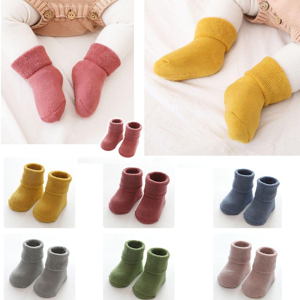 Buy Comfort Soft Anti-slip Cotton Floor Socks First Walkers Booties ...
