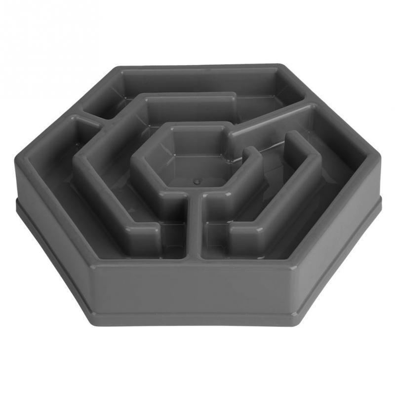 Buy 3 Colors Safe Healthy Maze Pattern Pet Bowl for Cat Dog Slow Eating ...