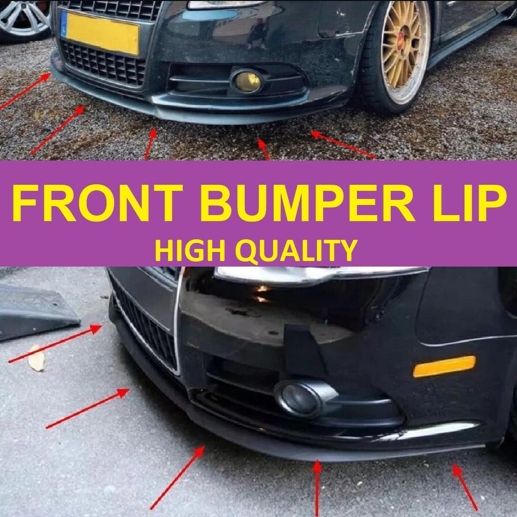 Buy For A4 B7 S4 RS4 CUPRA R FRONT SPOILER BUMPER LIP Euro Spoiler Lip ...
