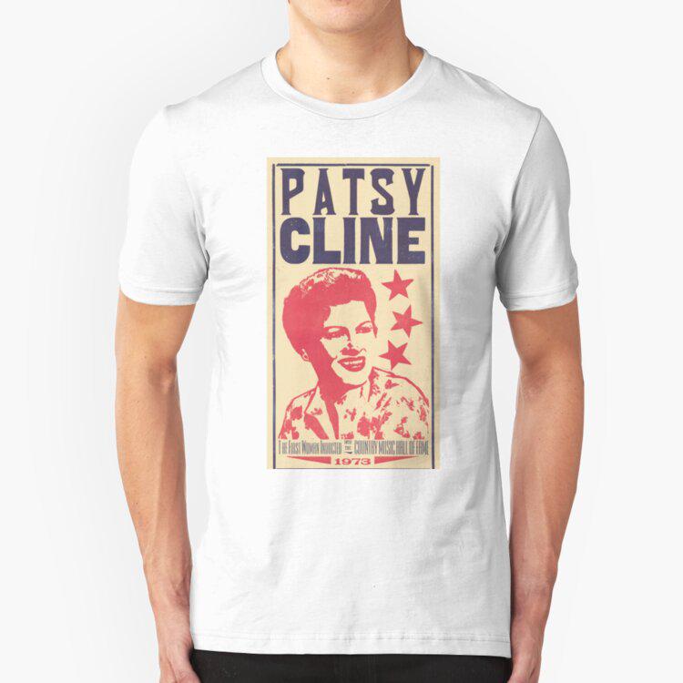 Buy Patsy Cline Cotton White Tees Summer Men T Shirts Male Casual Style ...