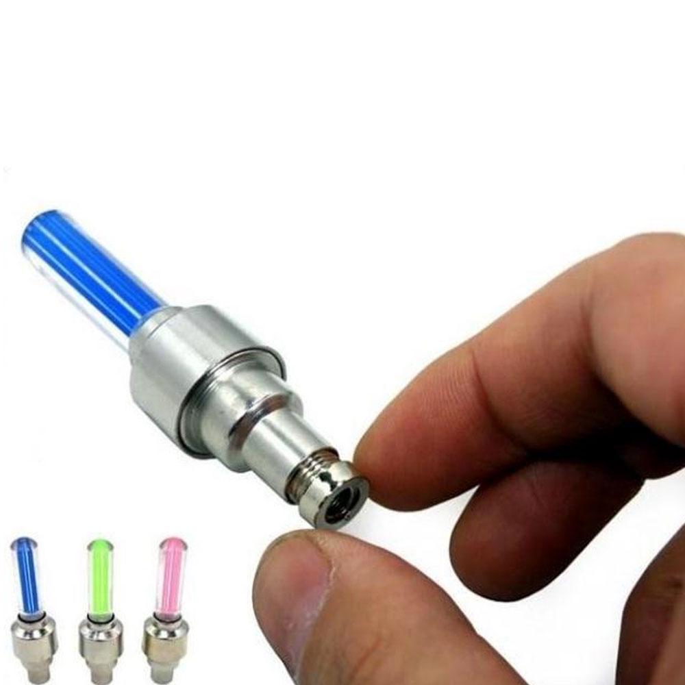 Buy 4 Size LED Valve Cap Bicycle Bike Motorcycle Wheel Tire Tyre Light ...