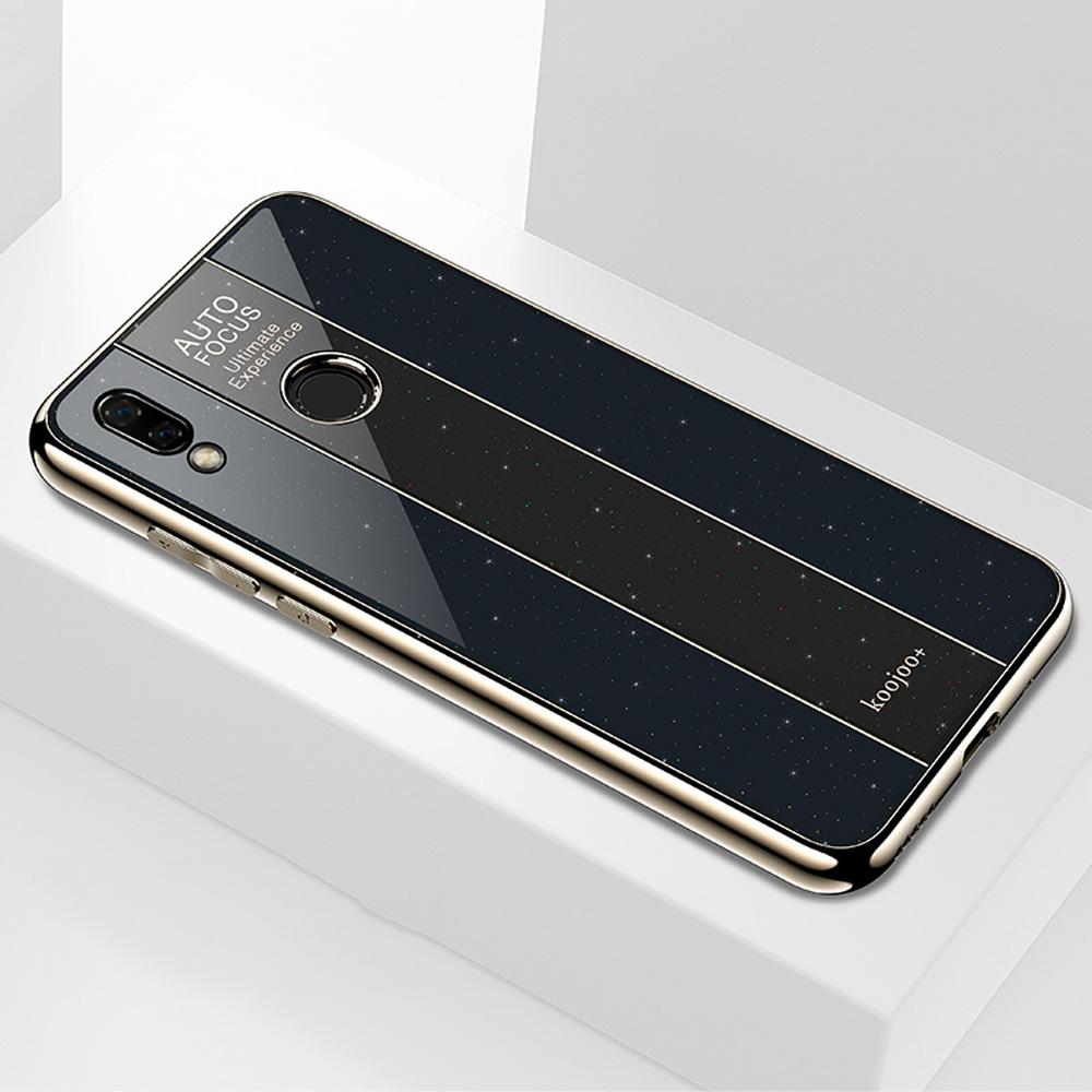 Buy Electroplated Mirror Glass Case for Huawei P20 Lite(Black) at ...