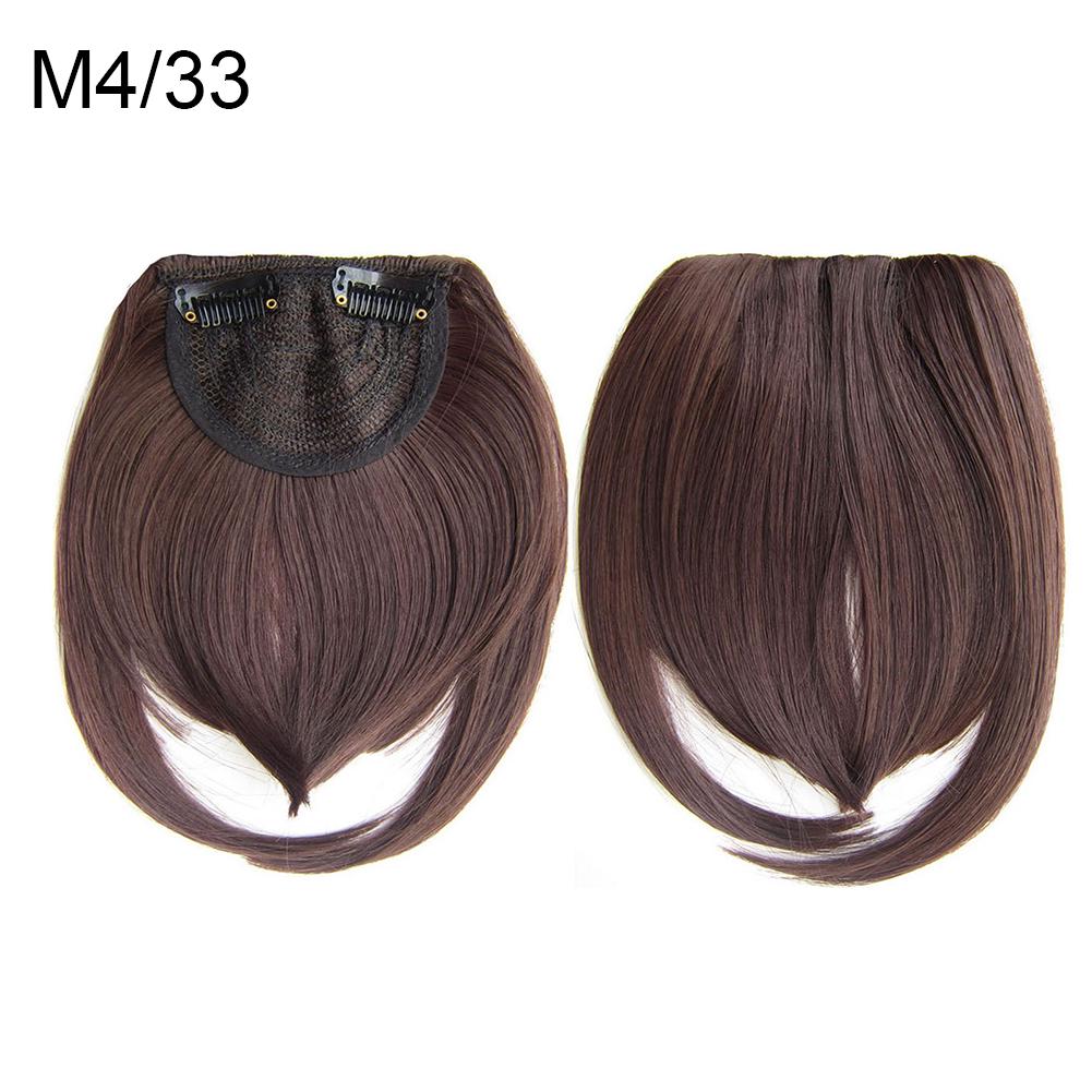 Buy Clip-in Hair Girls Wig Straight Fringe Extensions Extension Front ...