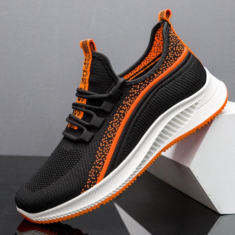 Satın alın Spring Summer New Men's Shoes Flying Woven Breathable Mesh ...