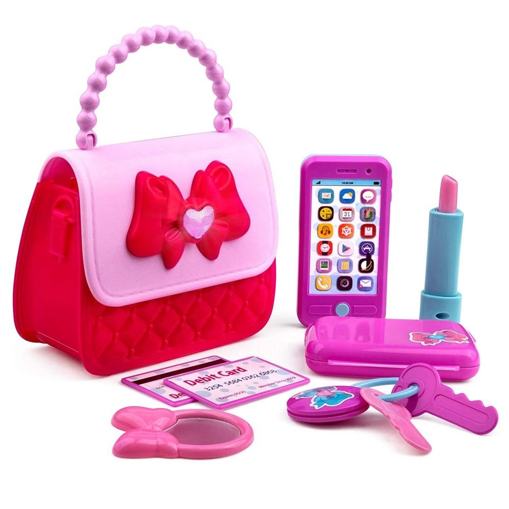 Buy Toy Pretend Play Set with Cool Girl Accessories, Includes Phone and ...