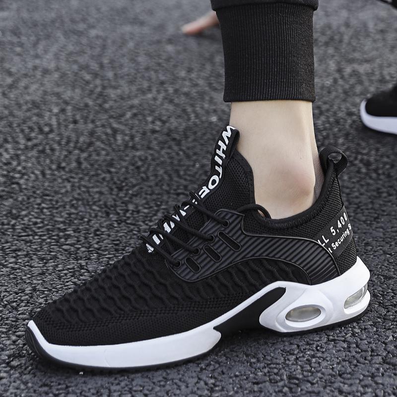 Breathable Mesh Lightweight Air Cushioned Shoes Popcorn Sole Soft ...