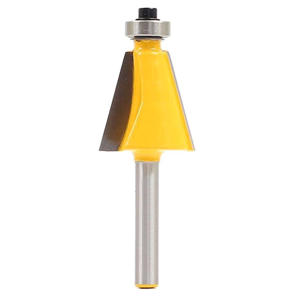 Buy 1/2'' Shank 15 Degree Chamfer Router Bit Wood Milling Cutter at ...