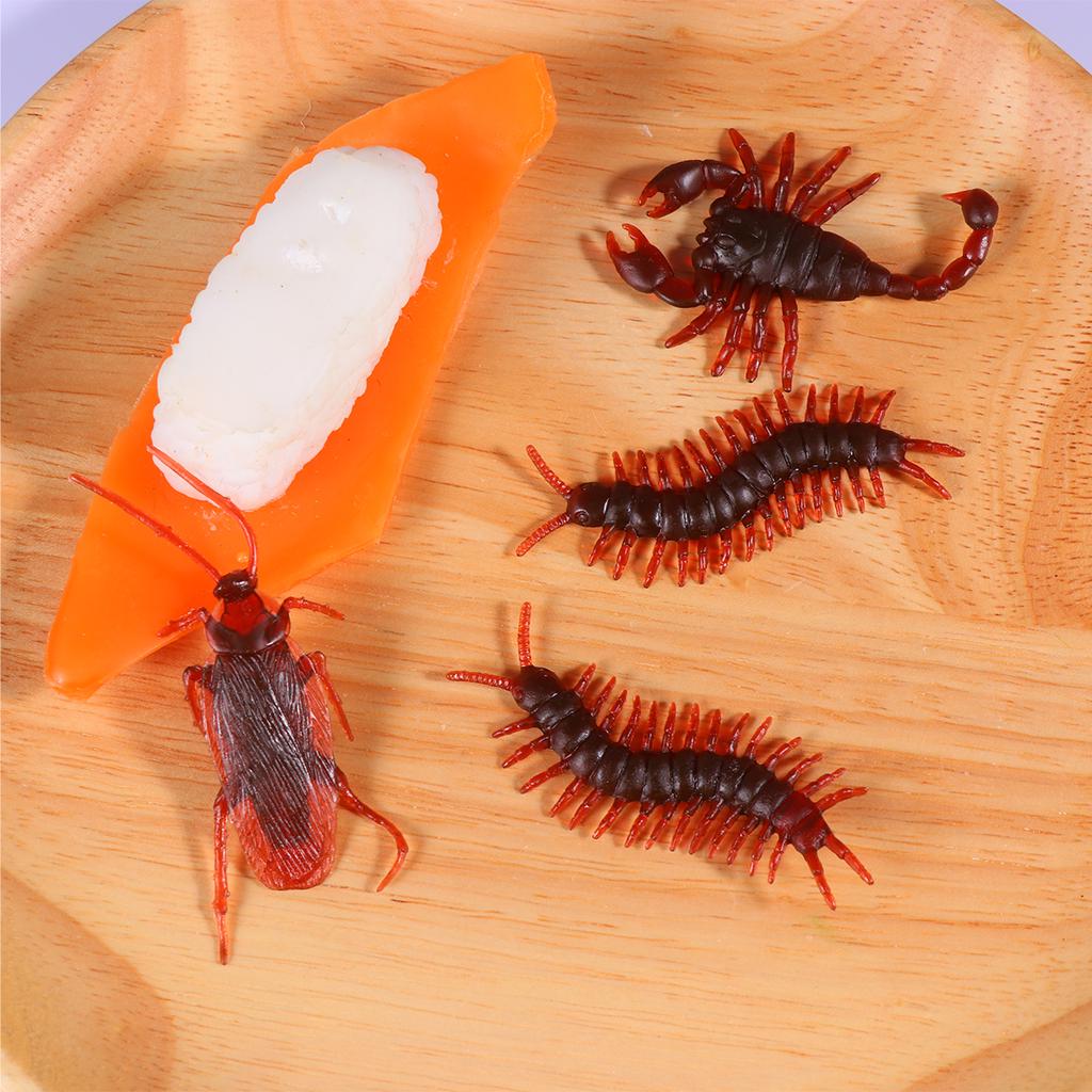 Buy 150 Pcs Realistic Bugs Artificial Scorpions Cockroaches Centipedes ...