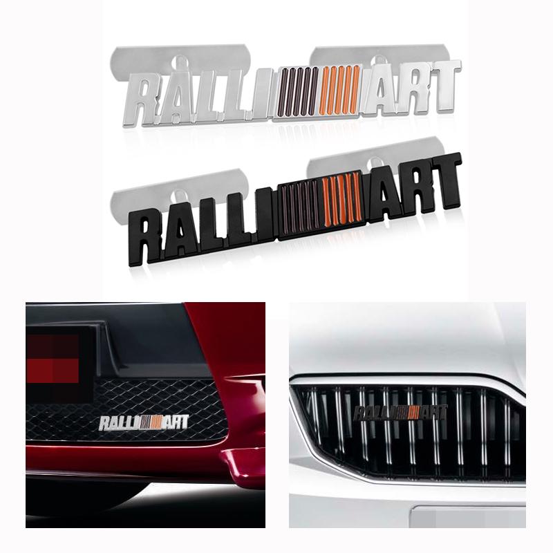 1 pcs Motorcycle auto parts decoration 3D metal RALLIART logo car ...