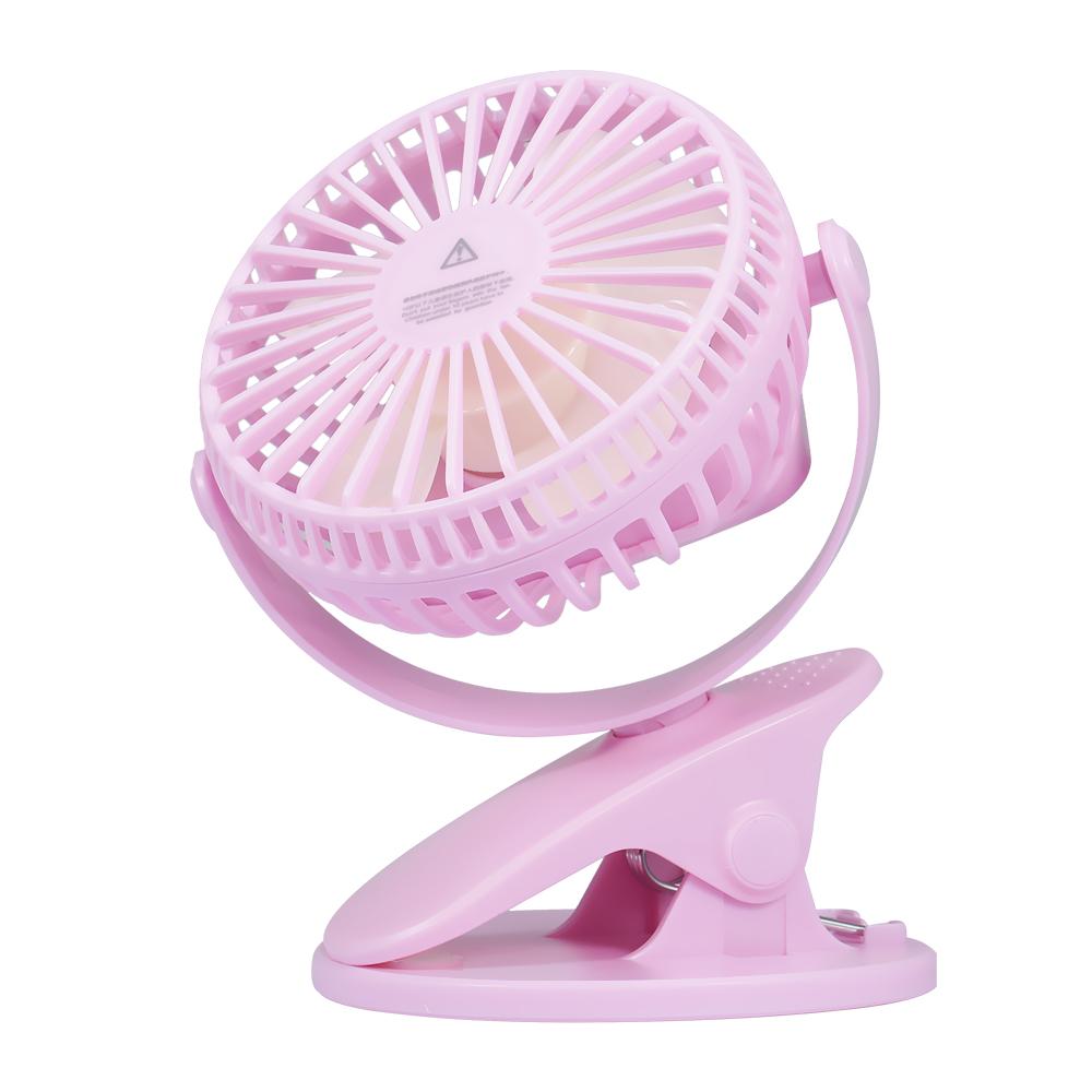 Usb Mini Fan Desk Cooler Fan With Clamp Quiet Rechargeable Battery Usb ...