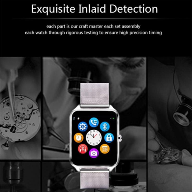 Buy Bluetooth Smart Watch Men Women Wrist Smartwatch Support SIM TF ...