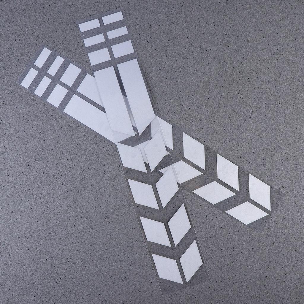 Buy 2pcs Car Sticker Splash Guard Reflective Stick Decoration Decal for ...