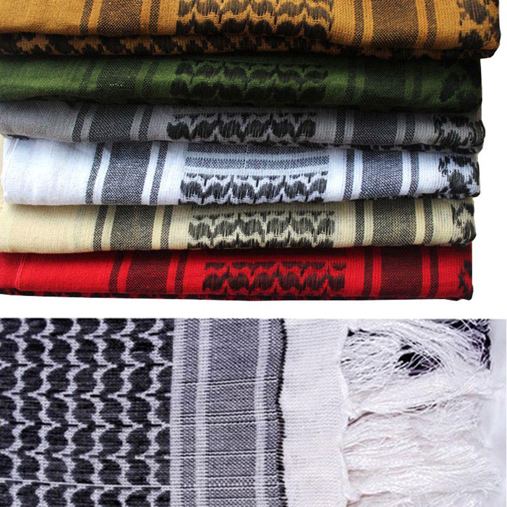 Buy Tactical Military Shemagh Cover Neck Scarf Wrap Arab Shawl at ...