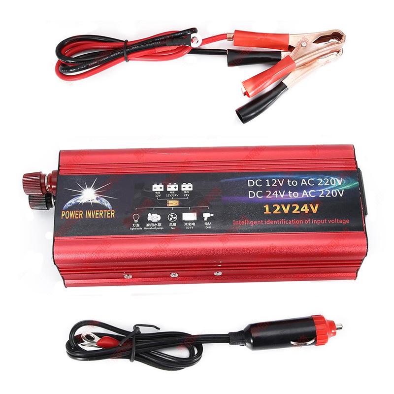 Inverter Vehicle Mounted Inverter Solar Inverter Power Converter 12/24V ...