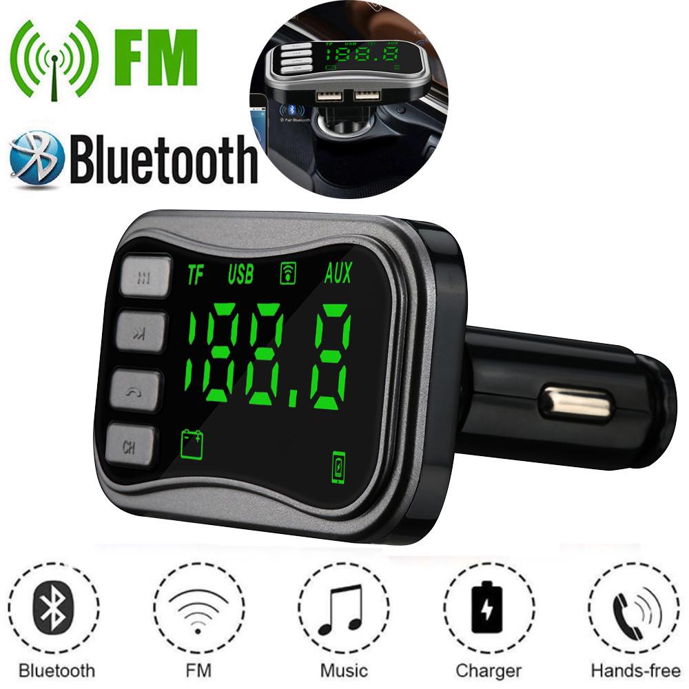 Buy Fashion Wireless Bluetooth FM Transmitter Modulator Car Kit MP3 ...