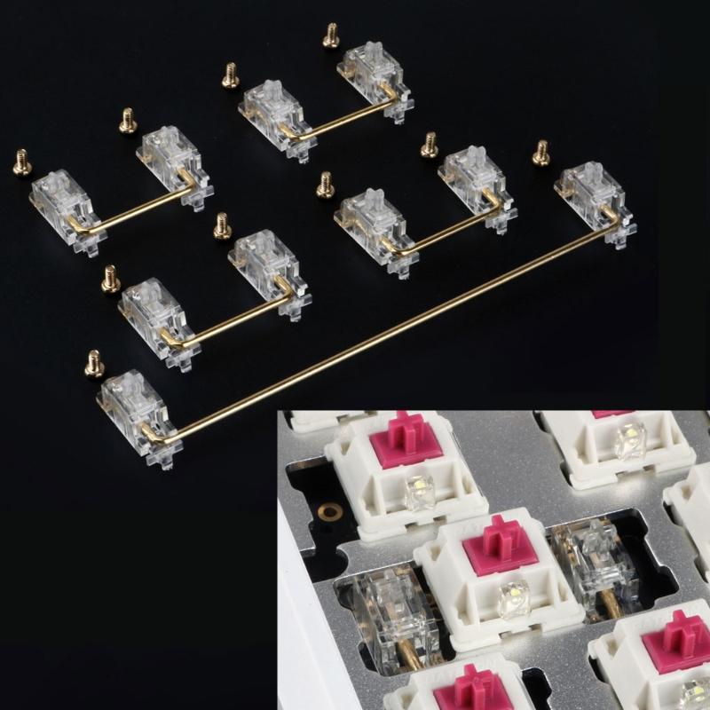 Buy Gold Plated 60% 87 Pcb Screw Stabilizer Mechanical Keyboard Mounted ...