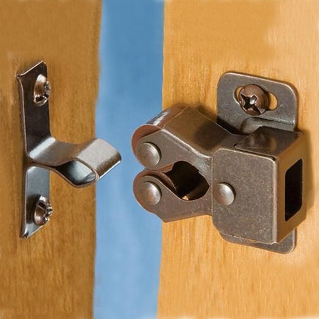 Buy Door Catch Silver Rebound Self-locking Stopper for Closer Press ...