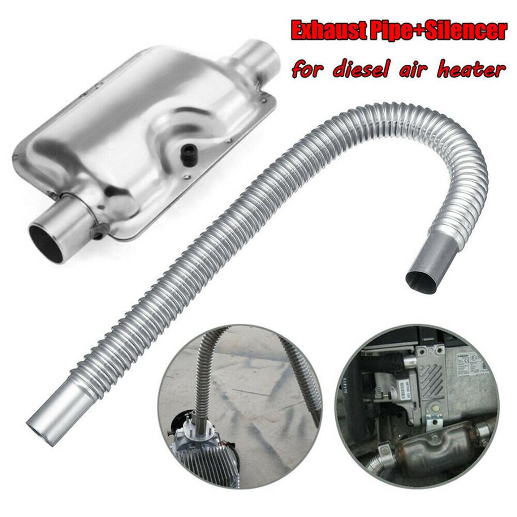 Buy PDTO 24mm Car Diesel Air Heater Tank Gas Vent Hose Exhaust Pipe ...