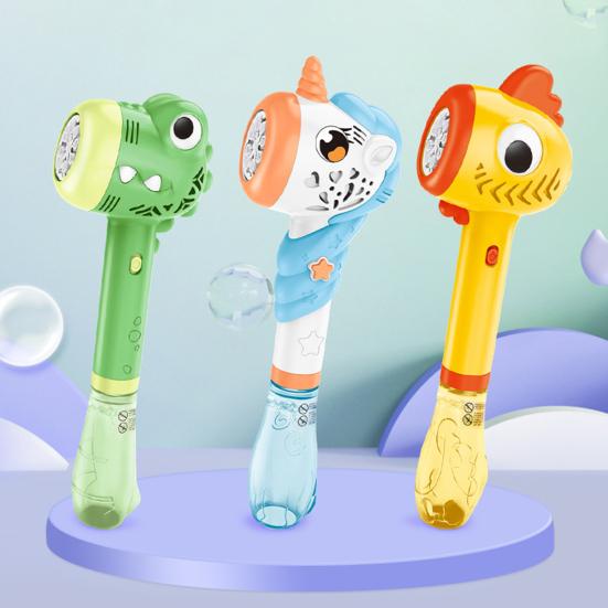 Bubble Blower Handheld Park Toy Lovely Crocodile Chick Automatic ...