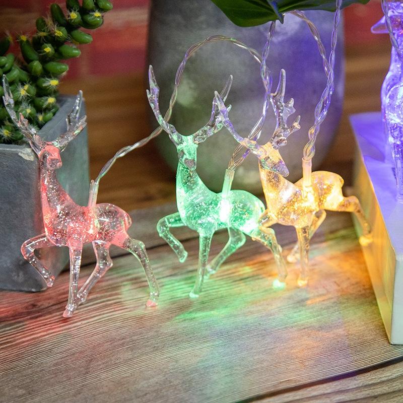 Buy Christmas Elk String Lights Holiday Decoration, Spec: 6m 40 LEDs ...