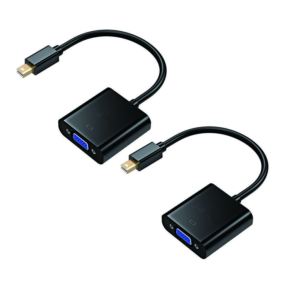 💰Kaufe 1080P Mini DisplayPort zu VGA Stecker zu Weiblichem Videoadapter ...