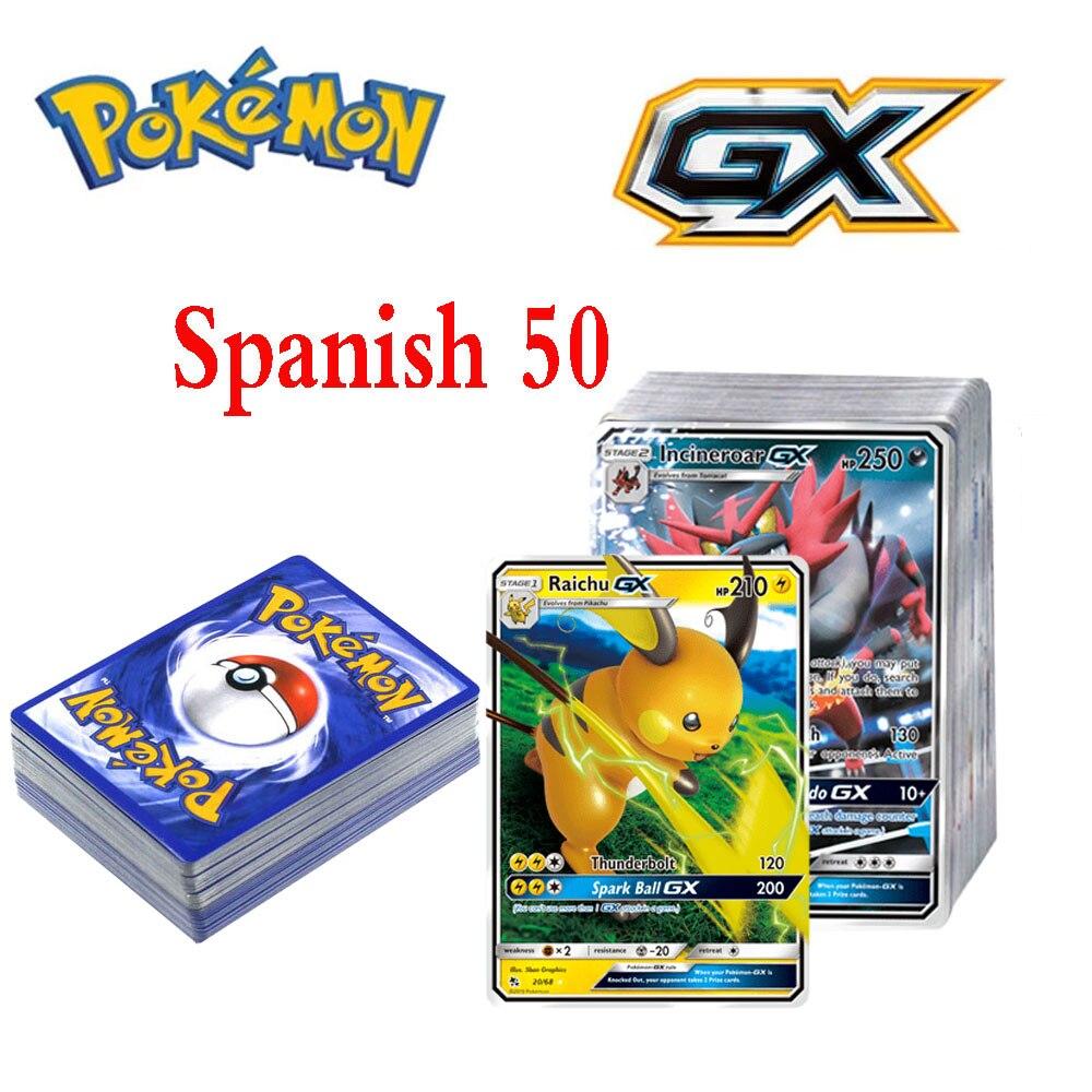 Buy 2022 New Spanish TAG TEAM GX Pokemon Cards Vmax Charizard Pikachu ...